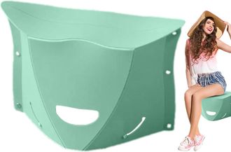 Generico Tragbarer Klapphocker, leicht, ergonomische M&ouml;bel, f&uuml;r Camping, faltbar, tragbar, robust, Camping, Reisen, vielseitig einsetzbar, f&uuml;r den Innen- und A