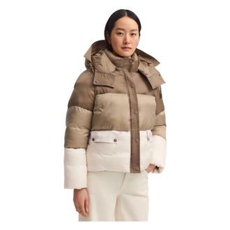 Bugatti Veste matelass&eacute;e avec capuche amovible - Femme - Vestes - Beige - Taille: 42 FR