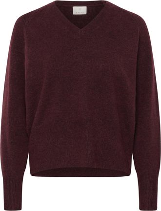 Kaffe Strickpullover KAniel XL, Windsor Wine Melange XL