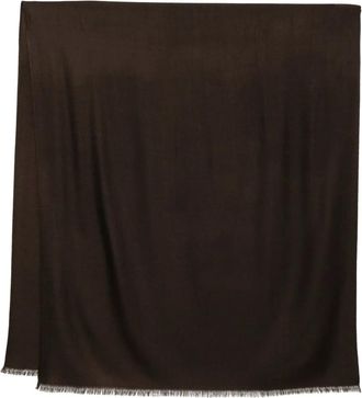 N.Peal étole en pashmina - Marron