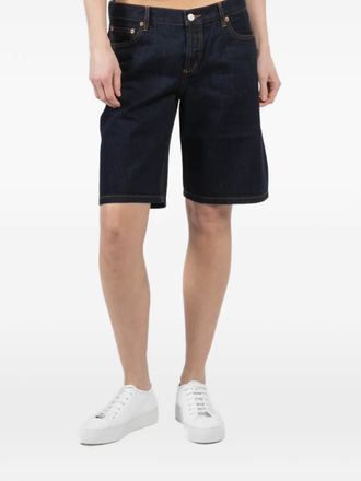 Still Here pocket denim shorts - Blau