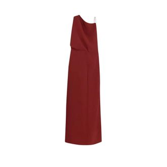 Max Mara Femme, Robes, Rouge, Taille: 40 FR Pentola Long Dress