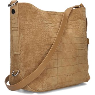 Hogan Kleine Schultertaschen aus Wildleder- Kamel - - Bags - Damen - Braun - ONE SIZE