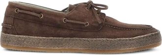 Corvari Segelschuhe aus Wildleder - Braun