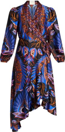 Farm Rio Asymmetrisches Midikleid - Violett