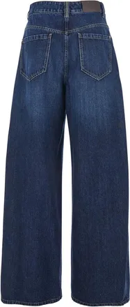 Brunello Cucinelli Wide-Leg Balloon Jeans - Blue