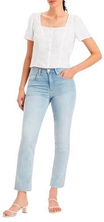 Levi's Femme Jeans 724 High Rise Straight, Cool Bright en Bleu, 27W / 30L