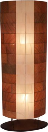 Guru Shop Stehlampe/Stehleuchte, in Bali Handgemacht aus Naturmaterial, Bananenbl&auml;tter - Modell Konga, 100x36x18 cm