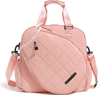 Generico Badmintonschl&auml;gertasche, Tennisschl&auml;gertasche | Badminton-Tasche mit gro&szlig;er Kapazit&auml;t | Schl&auml;gertasche mit verstellbarem Riemen, Griff, anpassbar an d