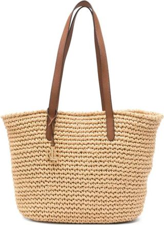 Ralph Lauren Femme, Sacs, Beige, Taille: ONE Size Lainey Large Tote