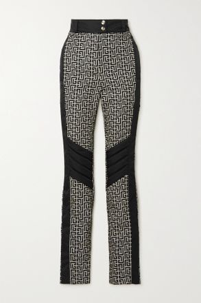 Balmain + Rossignol Bedruckte Skihose Mit Gesteppten Partien - Neutral
