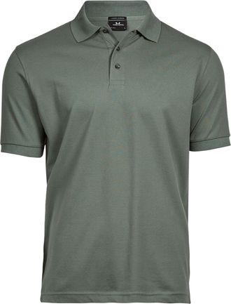 Tee Jays Herren Luxury Stretch Polo-Shirt, Kurzarm (2XL) (Blattgrün)