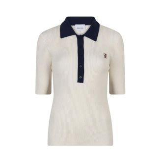 Dante6 Femme, Tops, Beige, Taille: 38 FR Polo C&ocirc;tel&eacute;