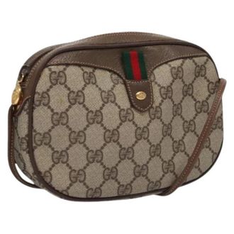 Gucci Pre-owned Toile sacs-gucci - Femme - Pre-owned - Beige - Taille: ONE Size