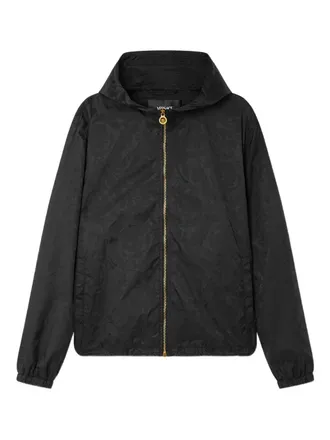 Versace Barocco Windbreaker aus Jacquard - Schwarz