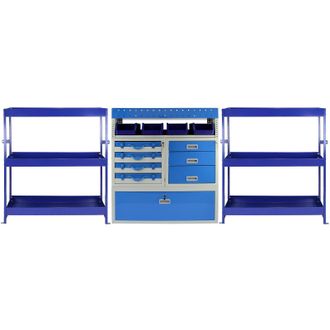 MonsterShop Fahrzeugeinrichtung Fahrzeugausbau Lieferwagenregal Metallregal Werkstattwagen Transporter Regalsystem Racking Werkzeugregal Werkstattregal Autoregal 