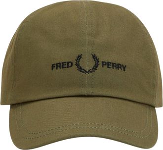 Fred Perry Unisex Erwachsene Klassische Perlen-Twill Baseballmütze (Grün)