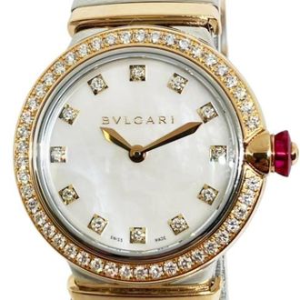 Bulgari Pre-owned Vintage Armbanduhr - - Pre-owned - Damen - Wei&szlig; - ONE SIZE