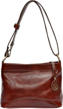 Luisa Vannini Kastanienbraun Rindsledertasche