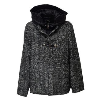 Fay Femme, Vestes, Noir, Taille: 44 FR Cappa Toggle Coat