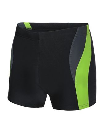 Ladeheid Badehose Herren kurz Boxershorts Bademode für Herren zum Strand und zum Schwimmbad komfortable und Bequeme Badehose eng LA40-255 (Schwarz/Graphite/Grü