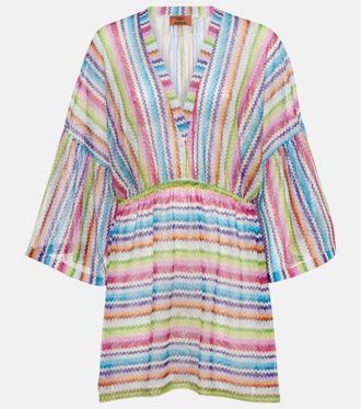 Missoni Minikleid aus Häkelstrick