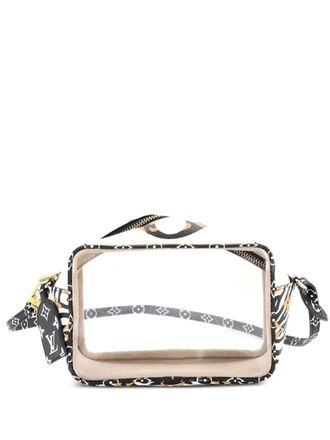 Louis Vuitton Beach Pouch Limited Edition Jungle Monogram Giant shoulder bag - Wei&szlig;