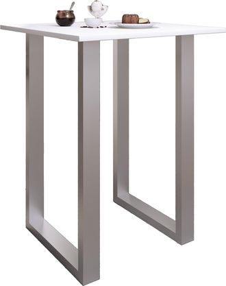 VCM Bartisch | Tresen | Stehtisch | hoher Tisch | Bartresen Tisch - Xona 80x80 cm