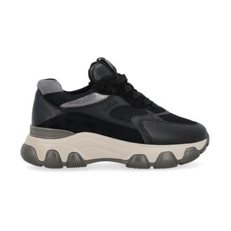 Hogan Femme, Chaussures, Noir, Taille: 37 EU Hyperactive Baskets &agrave; lacets
