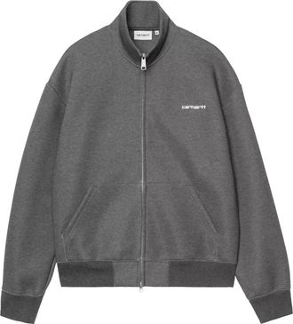 Carhartt Work in Progress Homme, Sweatshirts et sweats &agrave; capuche, Gris, Taille: S Alda Zip Sweat Jacket