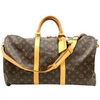 Louis Vuitton Pre-owned Canvas Weekender-Tasche - - Pre-owned - Damen - Braun - ONE SIZE