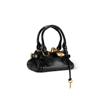 Chlo&eacute; Petit sac &agrave; main Paddington en cuir de buffle grain&eacute;