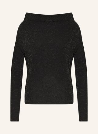 Selected Longsleeve Mit Glitzergarn schwarz