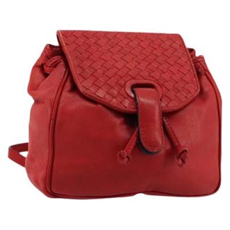 Bottega Veneta Pre-owned Vintage Backpack - - Pre-owned - Damen - Rot - ONE SIZE