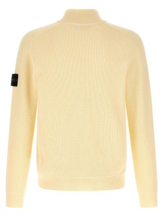 Stone Island Mens Beige Cotton Cardigan Clothing