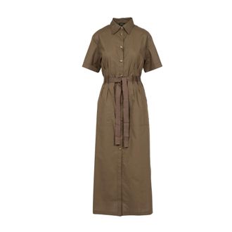 Blauer Shirt Dress - - Dresses - Damen - Gr&uuml;n - L