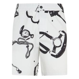 Moschino Herren, Bademode, Wei&szlig;, MGr&ouml;&szlig;e