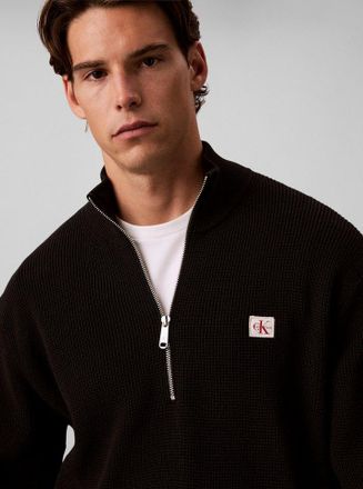 Calvin Klein Troyer Regular fit mit Troyerkragen