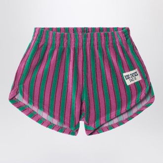 Bobo Choses striped terry shorts