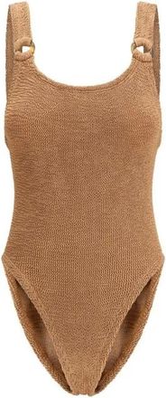 Hunza G Femme, Maillots de bain, Brun, Taille: ONE Size Maillot de bain une pi&egrave;ce en polyamide