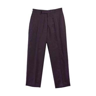 Paul Smith Pantaloni Ampi Lino - - Trousers - Herren - Lila - W38