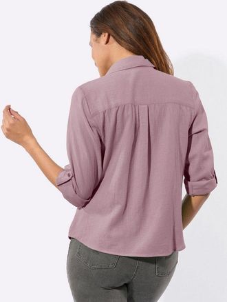 Witt Klassische Bluse Flanell-Bluse Langarm