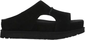 UGG Ugg, Femme, Chaussures, Noir, Taille: 38 EU Goldenstar Hi Cutout Slide