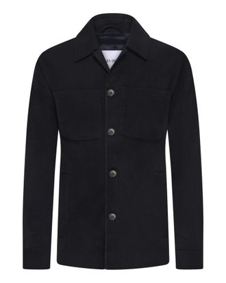 Les Deux Overshirt Marseille aus einem elastischen Materialmix in