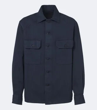 Ralph Lauren Purple Label Chemise en coton et lin