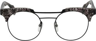 Yohji Yamamoto Femme, Accessoires, Noir, Taille: ONE Size Panto Lunettes