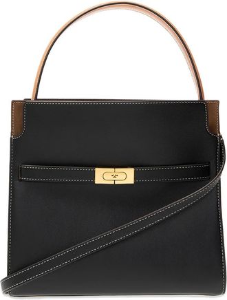 Tory Burch Femme, Sacs, Noir, Taille: ONE Size Petit sac double Lee Radziwill