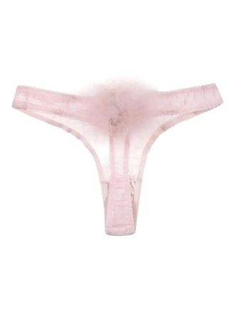 Gilda & Pearl string Diana &agrave; pompon - Rose