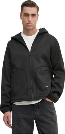 Rains Safi Fleece Hood Jacket T1 - Homme - Sweatshirts et sweats &agrave; capuche - Noir - Taille: XS
