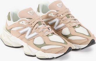 New Balance Baskets 9060 en cuir m&eacute;lang&eacute;